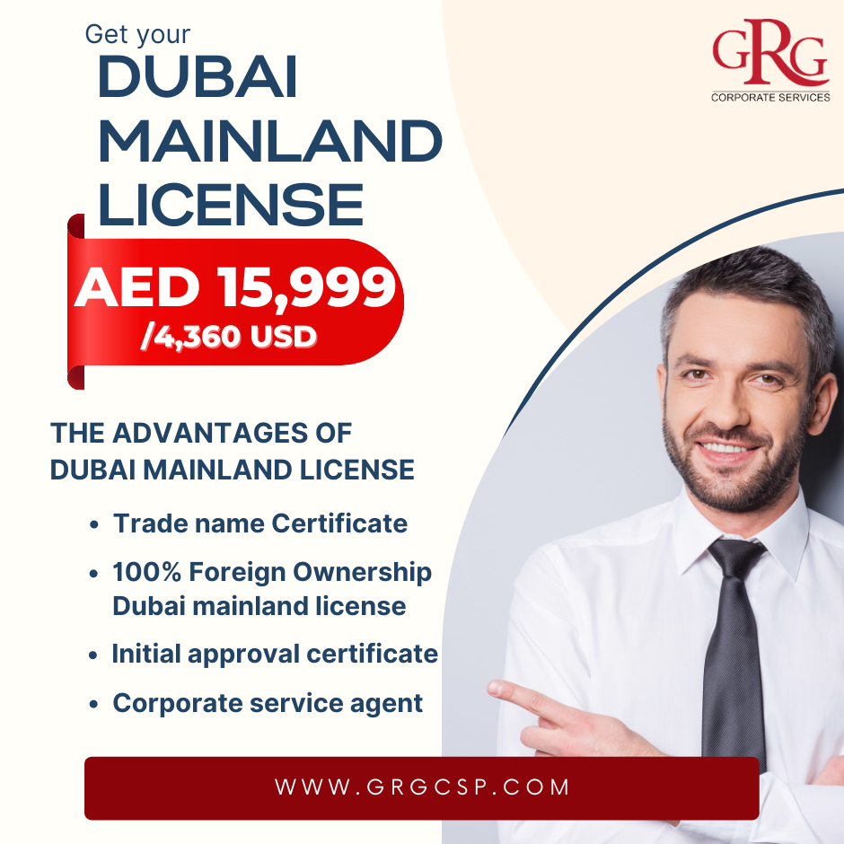 Dubai Mainland Professional License and Commercial License | UAE Free Zones